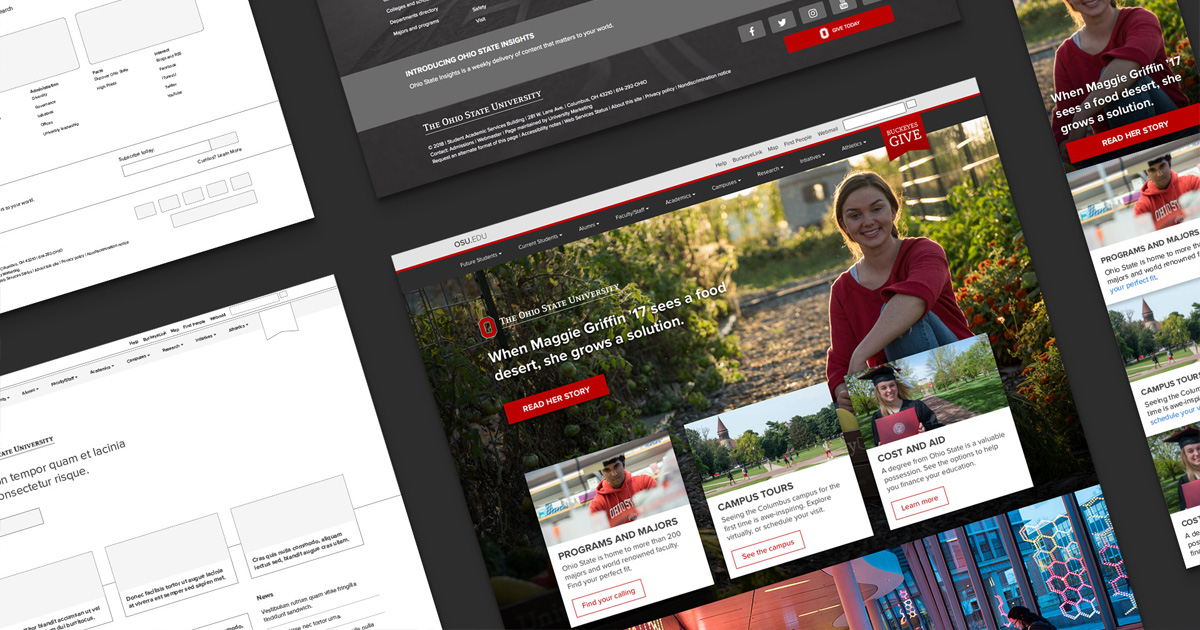 University Homepage | Phil Carter · UX Design Lead